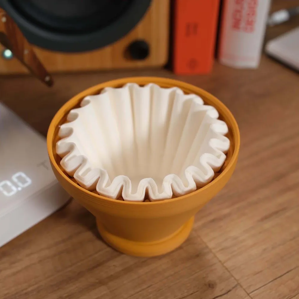 Coffee filter paper holder - Kalita Wave - Free 3D Print Model - MakerWorld
