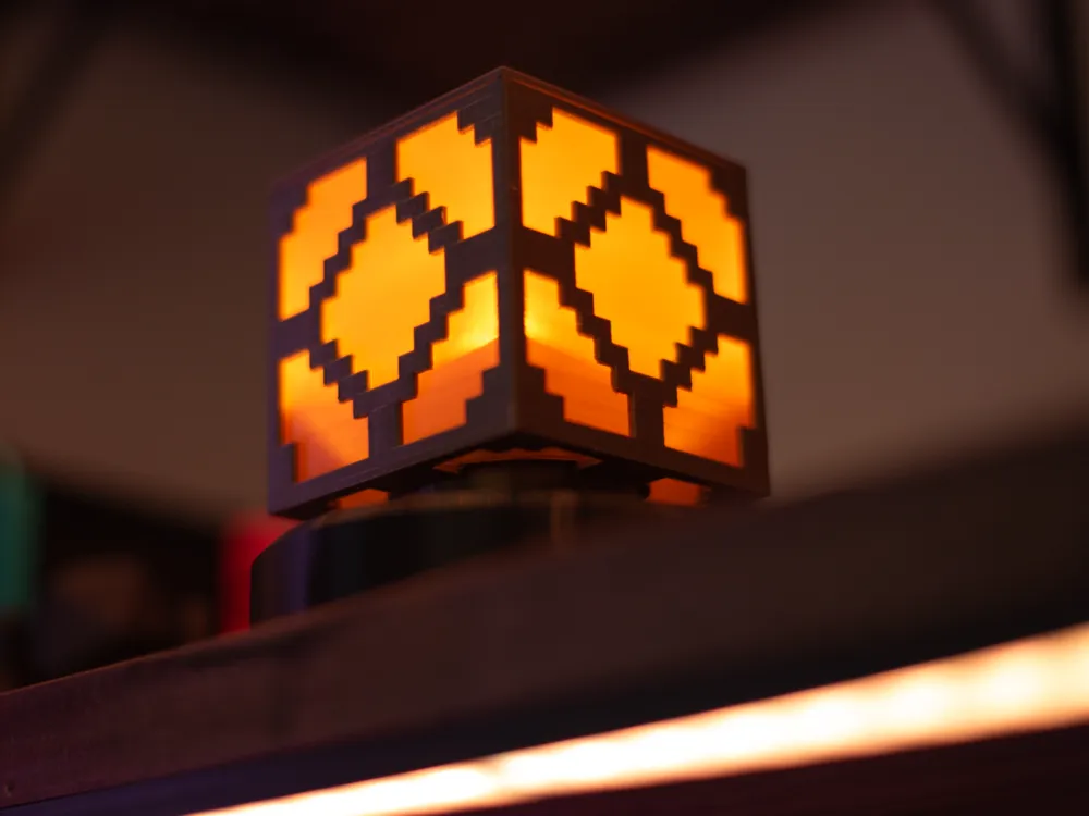 Levitating Minecraft Redstone Lamp by Jackalolz MakerWorld: Download ...