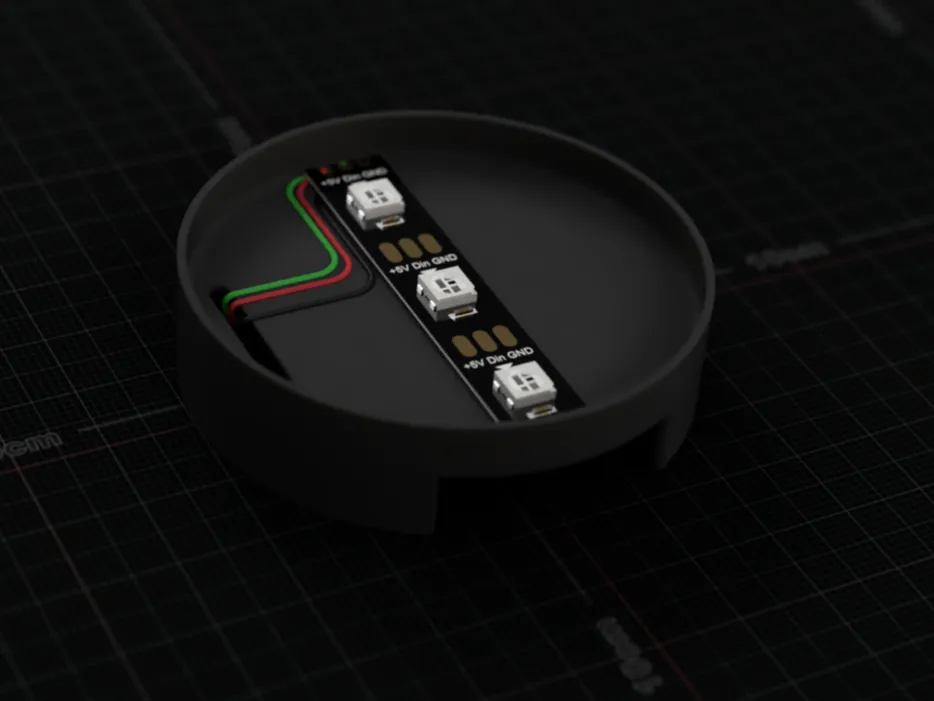 LED Lamp 001 ( Bambu LED Kit) - ADAPTER 4 WLED - Free 3D Print Model ...