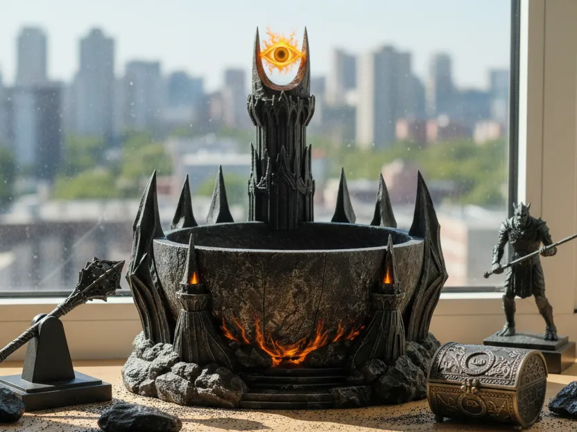 Barad-dûr Collectible – Multifunctional Bowl - Free 3D Print Model ...