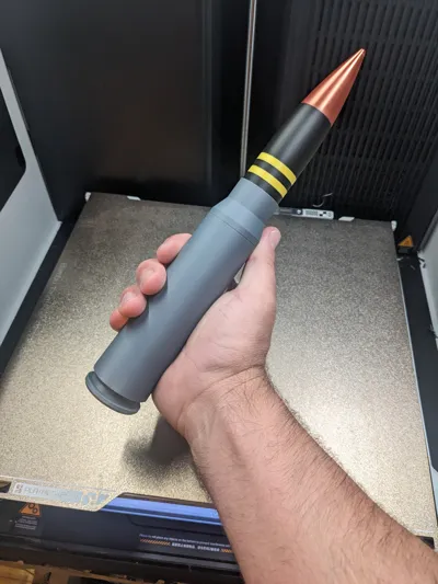 30mm Armor Piercing Incendiary Shell - Free 3D Print Model - MakerWorld