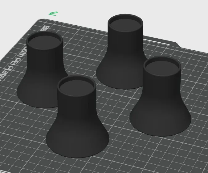 Furniture Riser Feet V2 by Chris Cossy MakerWorld: Download Free 3D Models