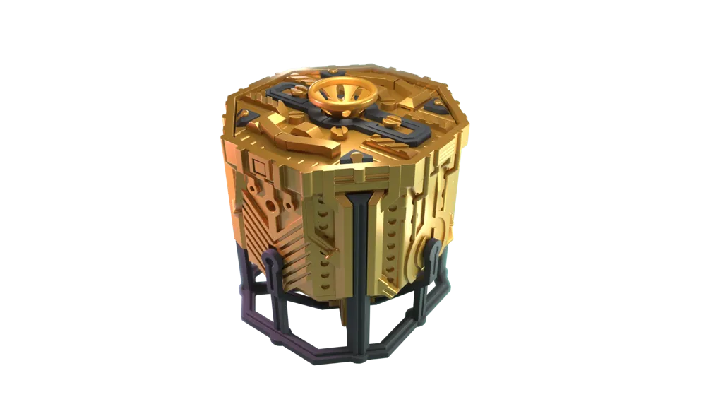 Quantum Capsule - SciFi Vault by Entropy MakerWorld: Download Free 3D ...