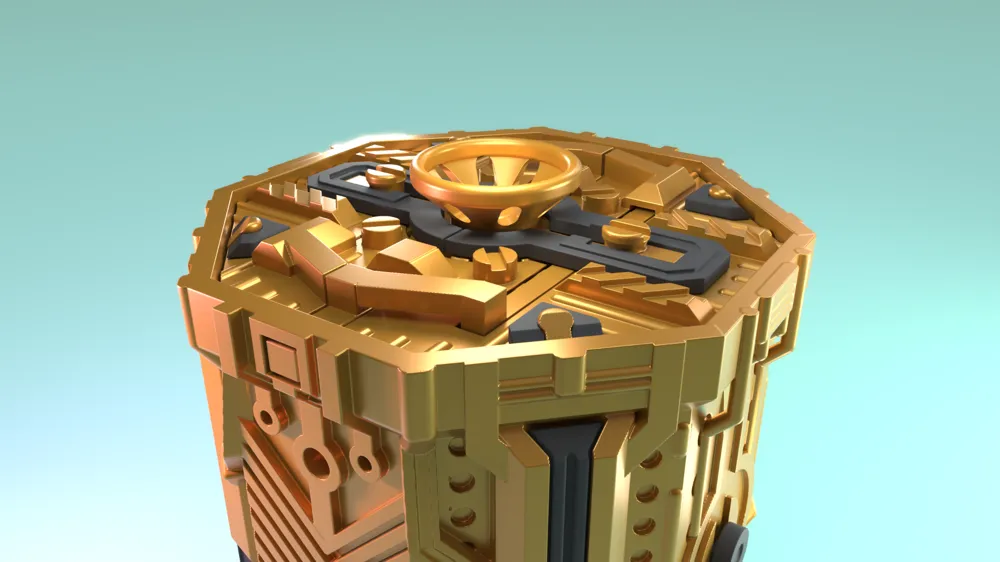 Quantum Capsule - SciFi Vault by Entropy MakerWorld: Download Free 3D ...