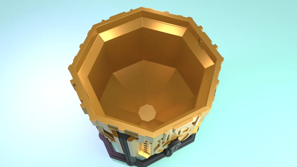 Quantum Capsule - SciFi Vault by Entropy MakerWorld: Download Free 3D ...