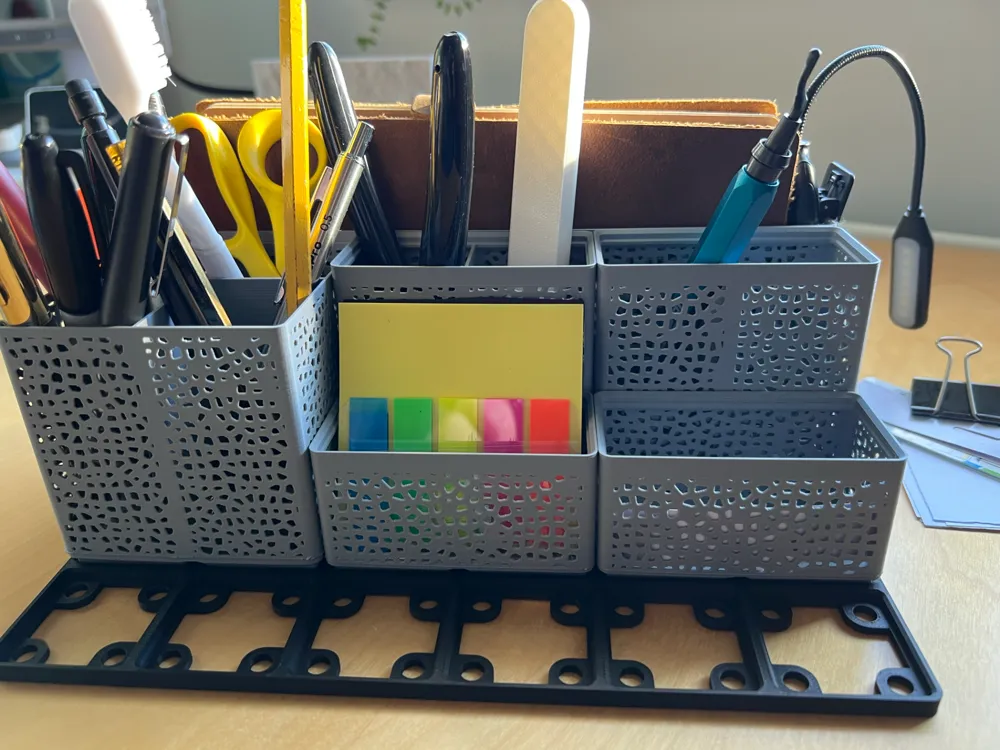 Modular Desk Organiser by Clueless Charlie MakerWorld: Download Free 3D ...