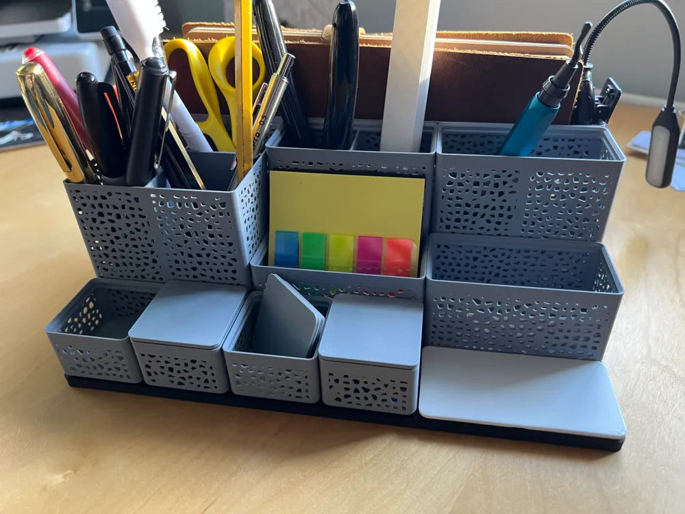 Modular Desk Organiser by Clueless Charlie MakerWorld: Download Free 3D ...