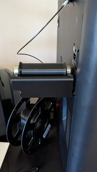 Spool Holder Roller Bambu with filament guide M10 Remixed by Alex-W ...