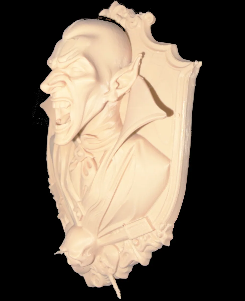 Dracula plaque - Free 3D Print Model - MakerWorld