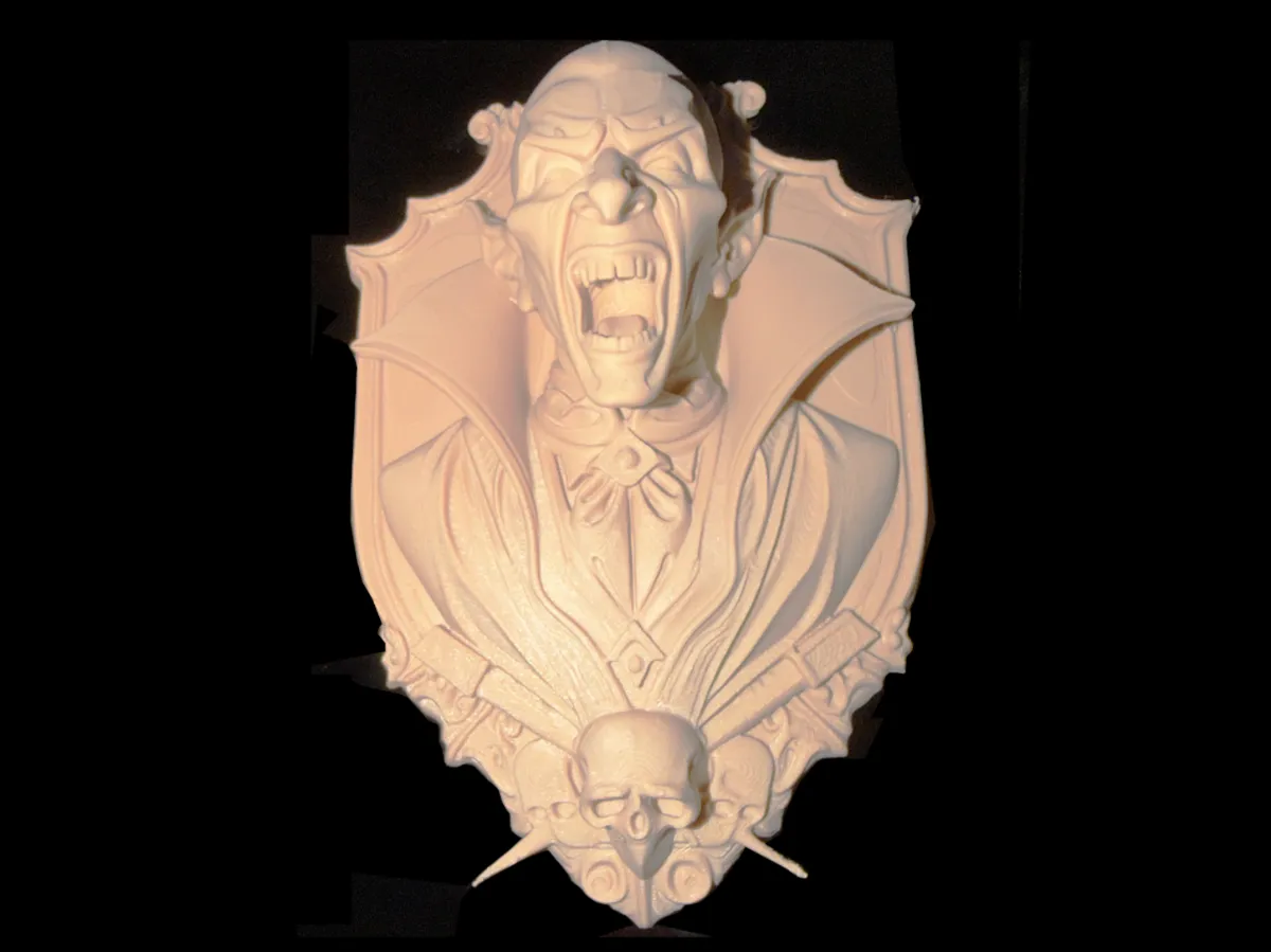 Dracula plaque - Free 3D Print Model - MakerWorld