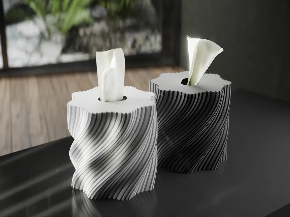 Tissue box cover - toilet paper by S.Corp. MakerWorld: Download Free 3D ...