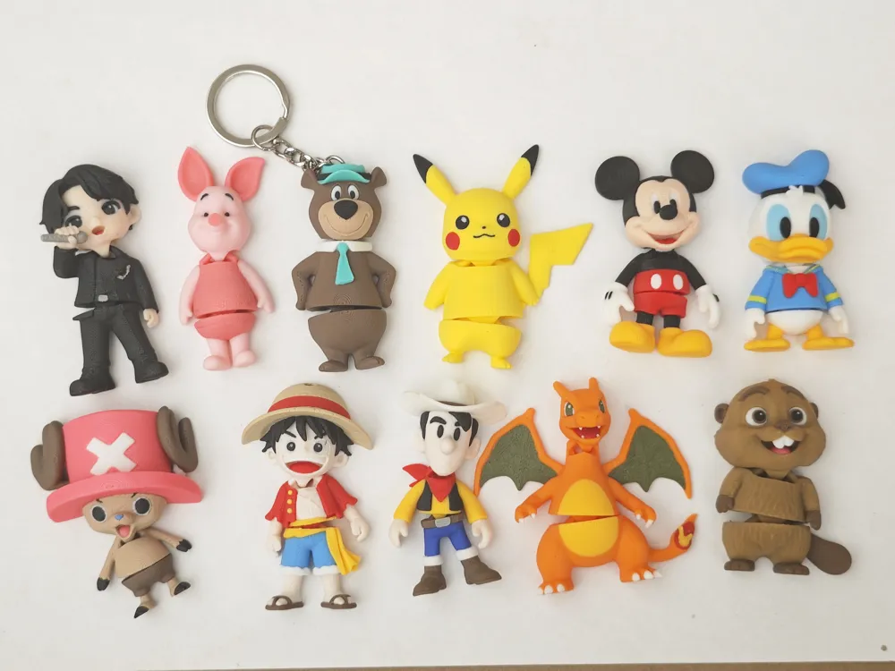 Charizard Mini Flexi Keychain (Pokemon) - Free 3D Print Model - MakerWorld