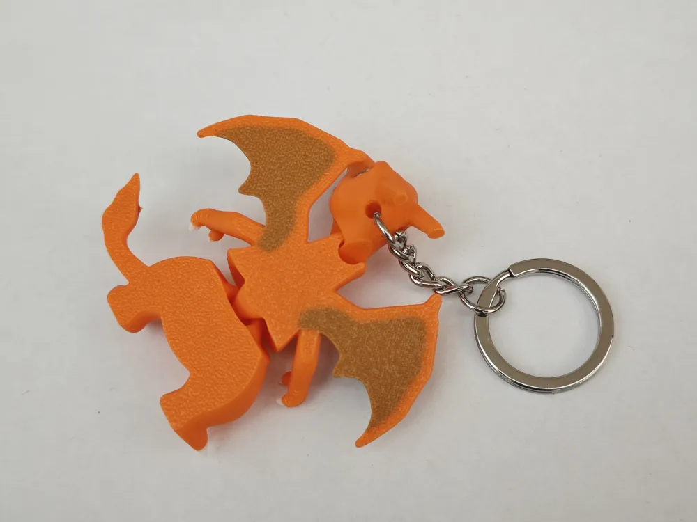 Llavero Mini Flexi Charizard (Pokemon) - Modelo de impresión 3D ...