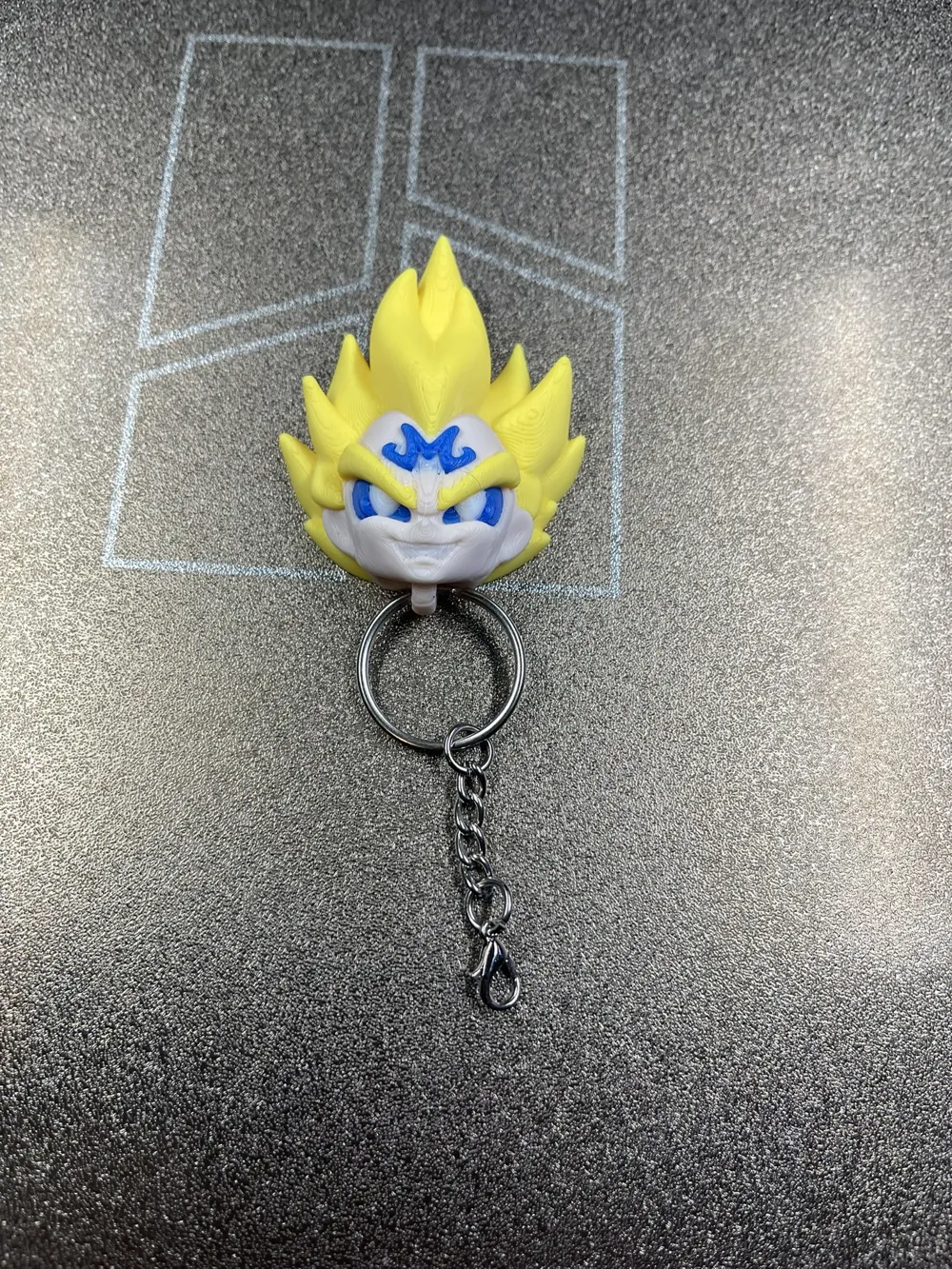 Keychain – Majin Vegeta Anime Fan Art by 3d-techMakerWorld: Download ...