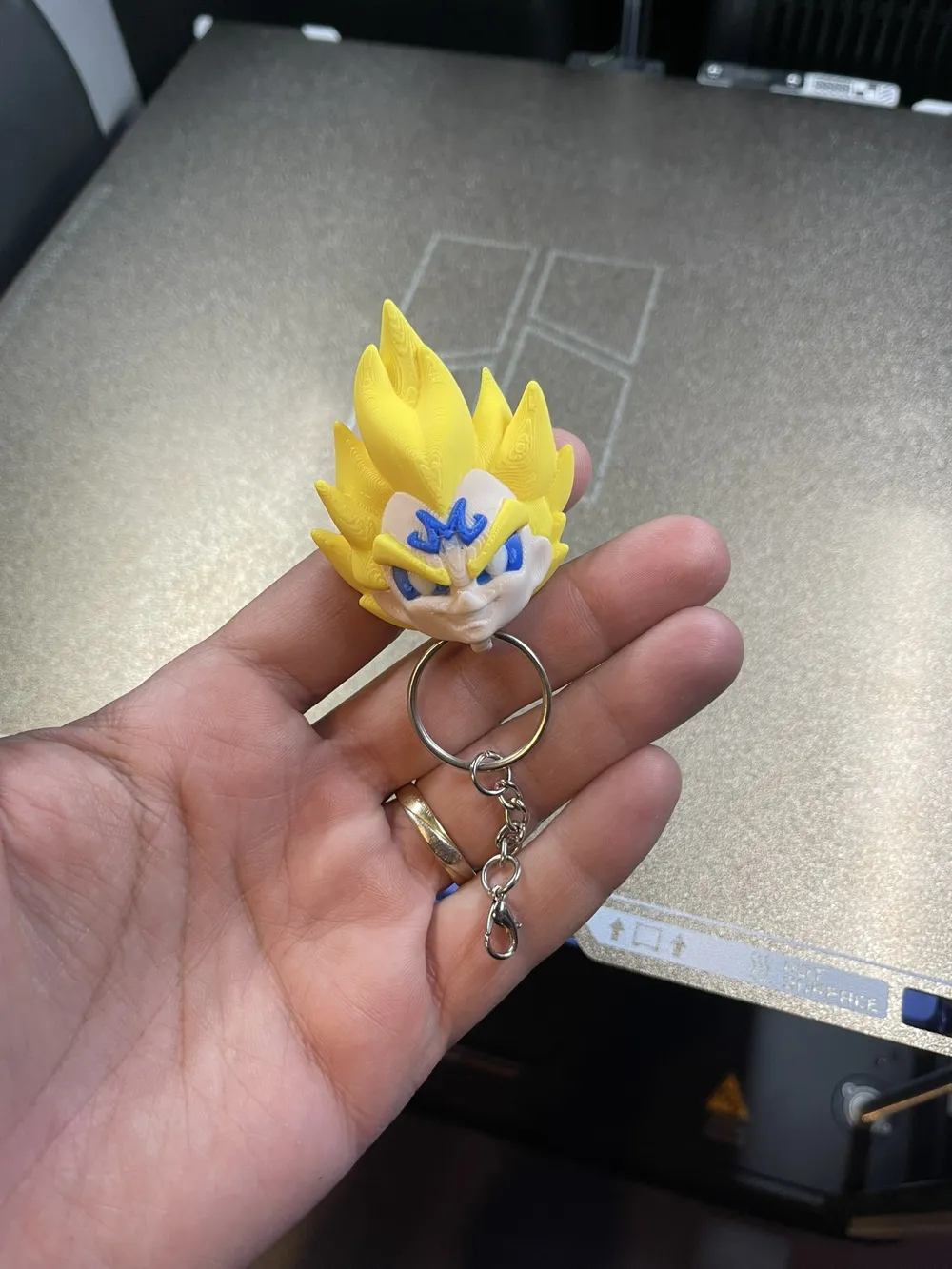 Keychain – Majin Vegeta Anime Fan Art by 3d-techMakerWorld: Download ...