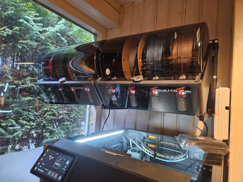 Strong wall mounting for AMS - Free 3D Print Model - MakerWorld