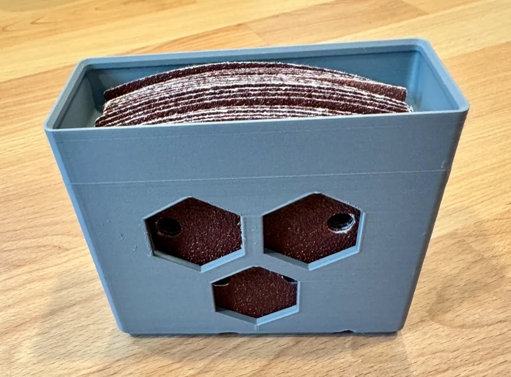Gridfinity Multitool (Triangle) Sandpaper Holder by mash007 - MakerWorld