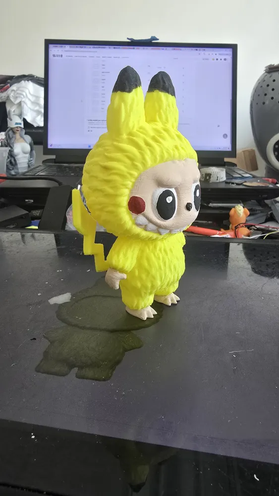 Labubu pikachu por Royal23 MakerWorld: Descarga Modelos 3D Gratuitos