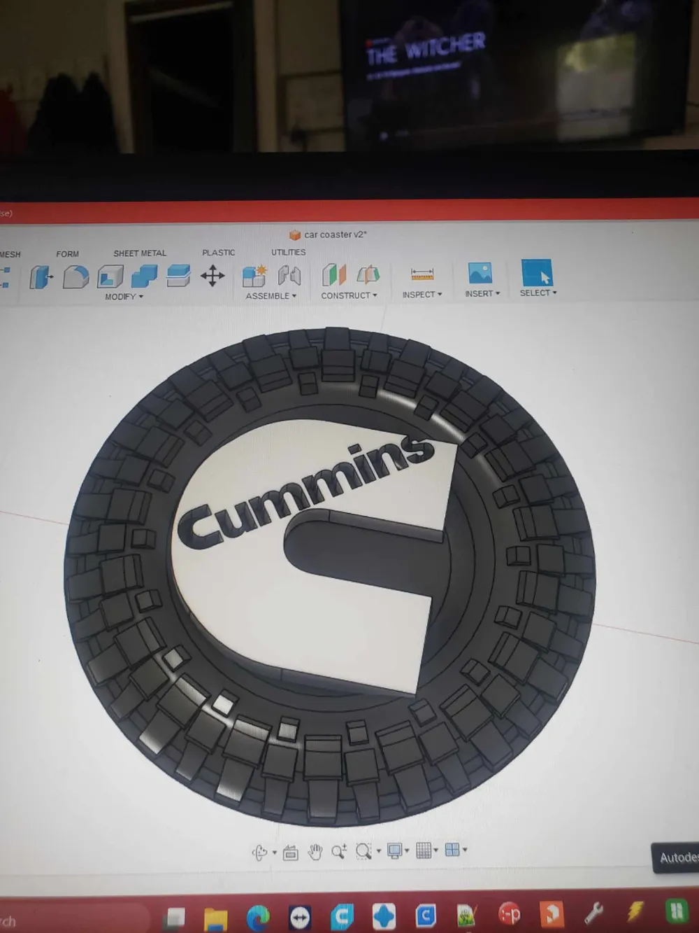 Cummins Cupholder Coaster by WhiteDevil56 - MakerWorld