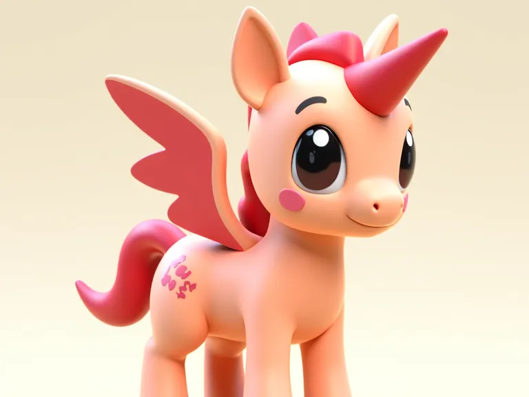 Super cute unicorn by Kryzio MakerWorld: Download Free 3D Models