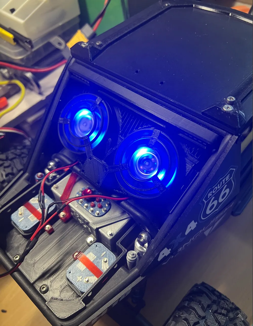 Realistic Cooling Fan，for 1/10 & 1/8 Scale RC Cars by Mu-Done ...