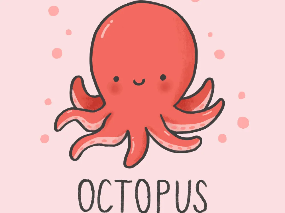 Cute Flexi Octopus - Free 3D Print Model - MakerWorld