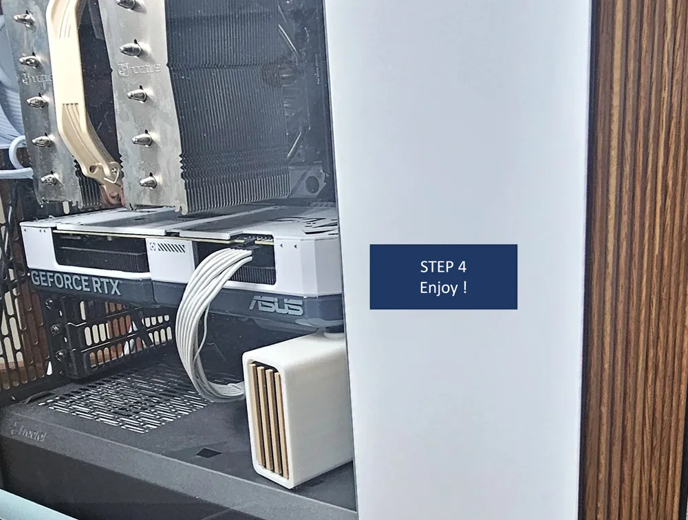 Adjustable GPU Support with Fractal North Design by Noob2Geek ...