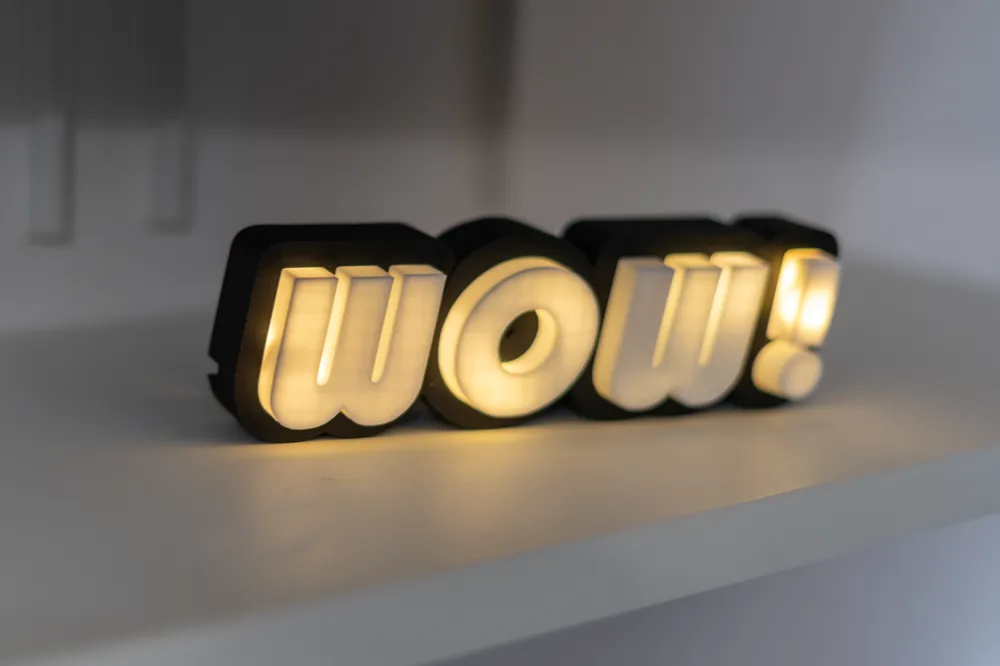 Sign WOW! by mic.gen - MakerWorld