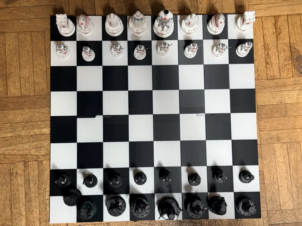 Crusades Chess:Templars vs. Saracens - High Detail - Free 3D Print ...