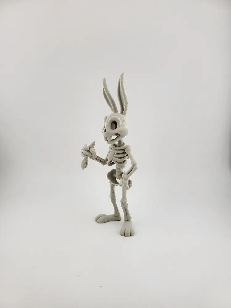 Bugs Bunny Skeleton Stylized 3D Print Model - Free 3D Print Model ...
