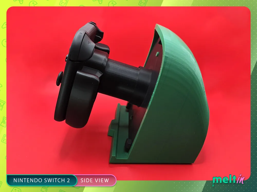 Nintendo Switch 2 - Desk Steering Wheel - Free 3D Print Model - MakerWorld