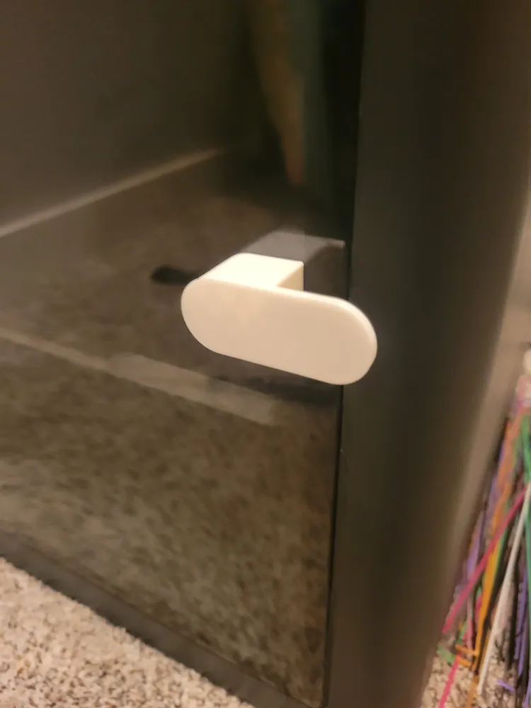 easy pull handle (for P1S, P2S, X1C, X2D) - Free 3D Print Model ...