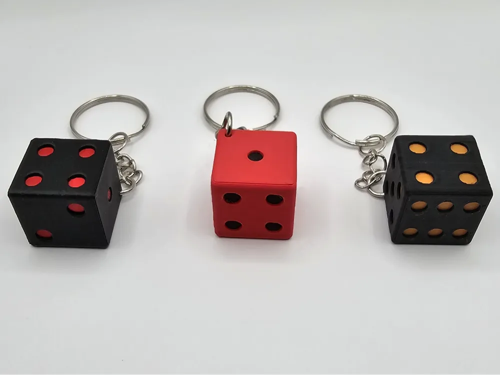 Dice Keychain by ProtoThis - MakerWorld