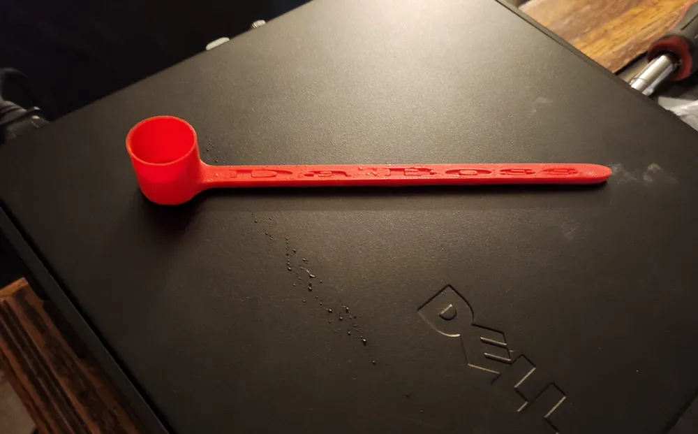 Long Creatine 5g scoop (fixed) by lyojesus MakerWorld: Download Free 3D ...