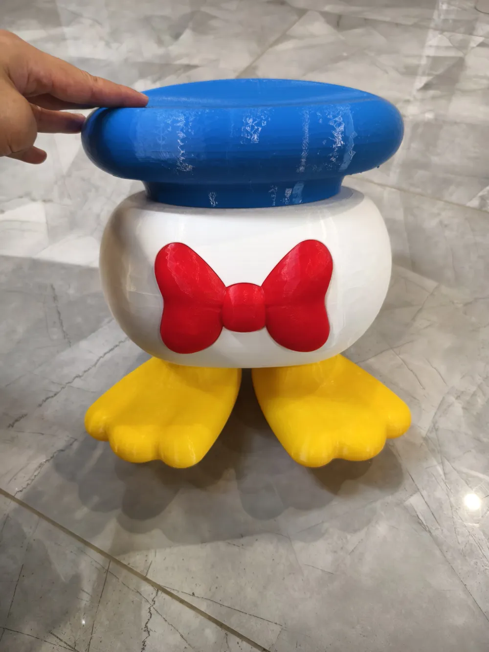 Donald Duck Stool - Free 3D Print Model - MakerWorld