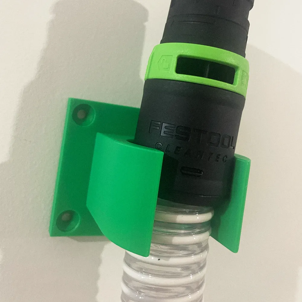 Festool Wall mount Hose Clip Holder for D27 & D36 - Free 3D Print Model ...