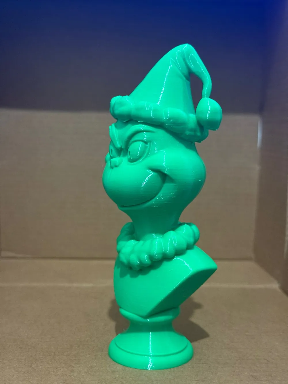 Cartoony Grinch Bust – Mischievous Christmas - Free 3D Print Model ...