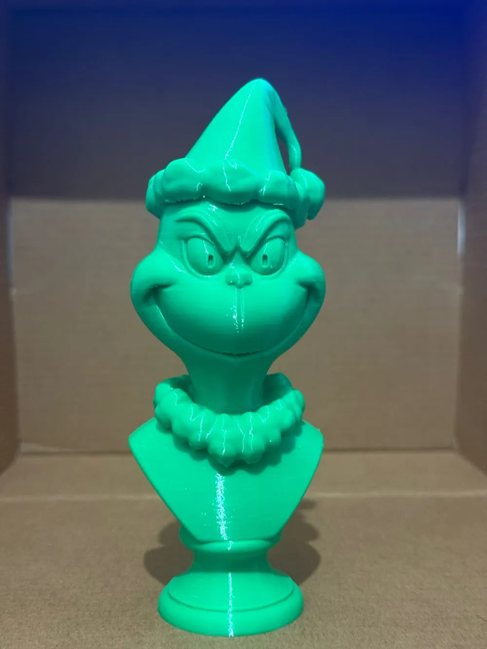 Cartoony Grinch Bust – Mischievous Christmas - Free 3D Print Model ...