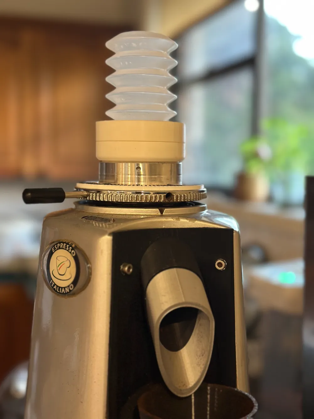 Mazzer Super Jolly hopper with bellows adapter by Skippy MakerWorld ...