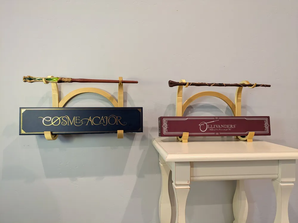 Wand and Box Holder - Free 3D Print Model - MakerWorld