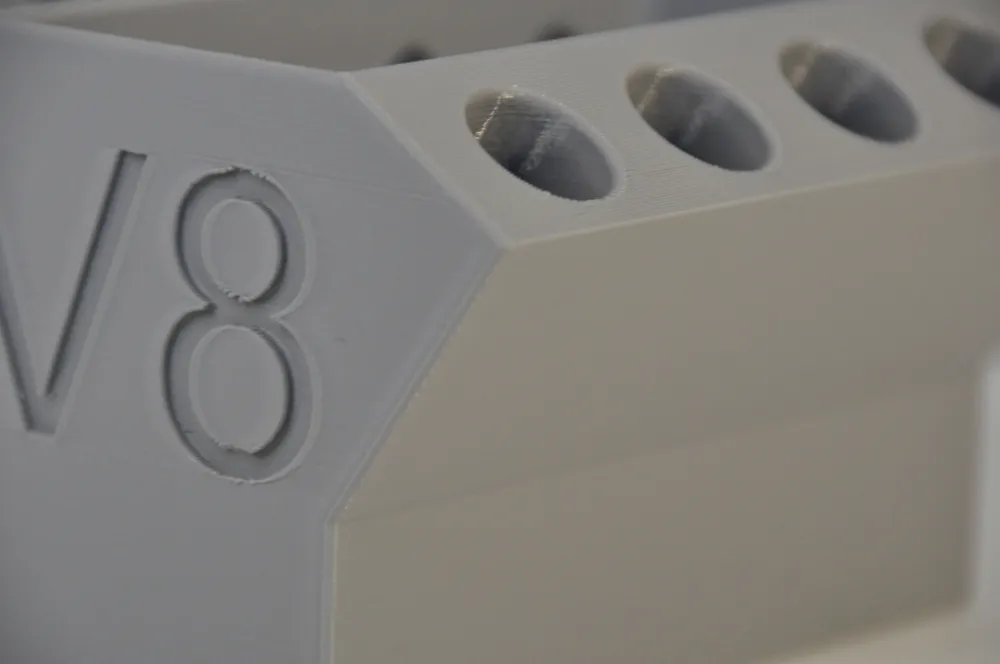 V8 & V6 engine block Pencil Holder - Free 3D Print Model - MakerWorld