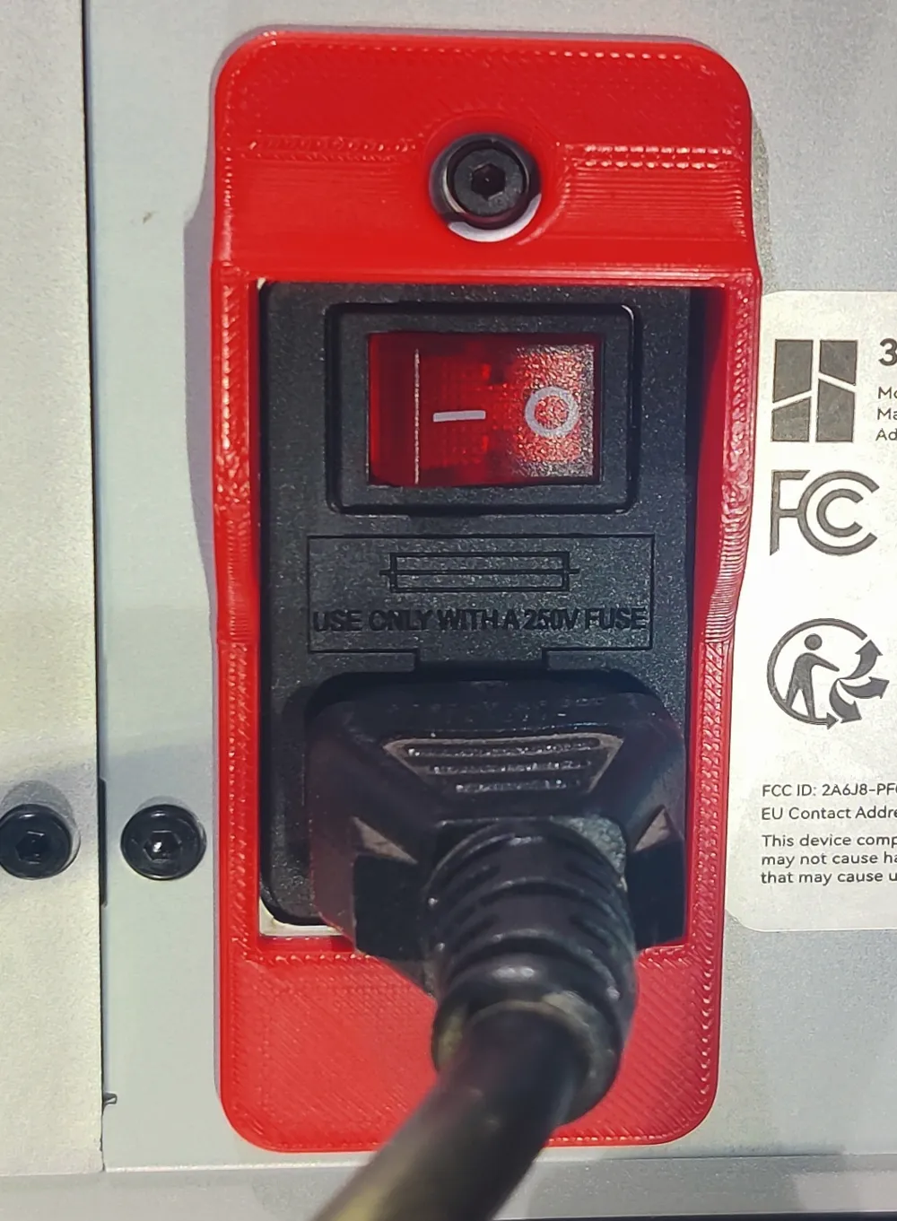 X1C/P1 Power Switch Cover V2 - Free 3D Print Model - MakerWorld