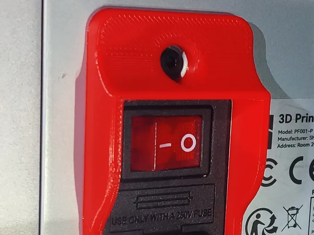 X1C/P1 Power Switch Cover V2 by siryeah MakerWorld: Download Free 3D Models