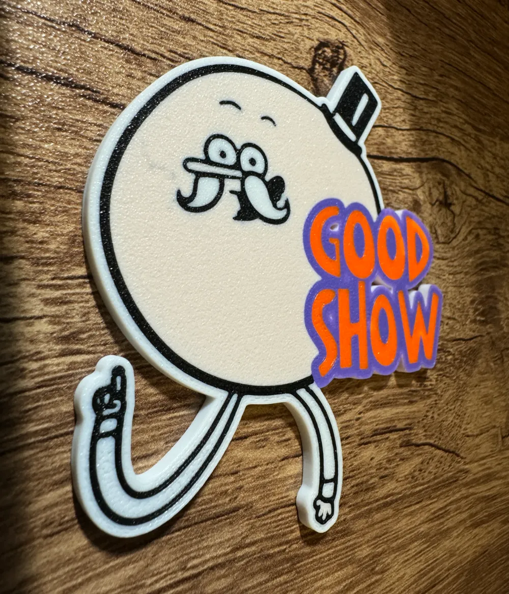 Pops Regular Show Magnet (8x3mm magnets) by omie - MakerWorld