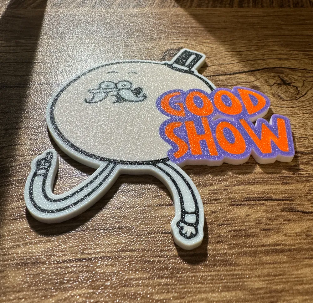 Pops Regular Show Magnet (8x3mm magnets) by omie - MakerWorld