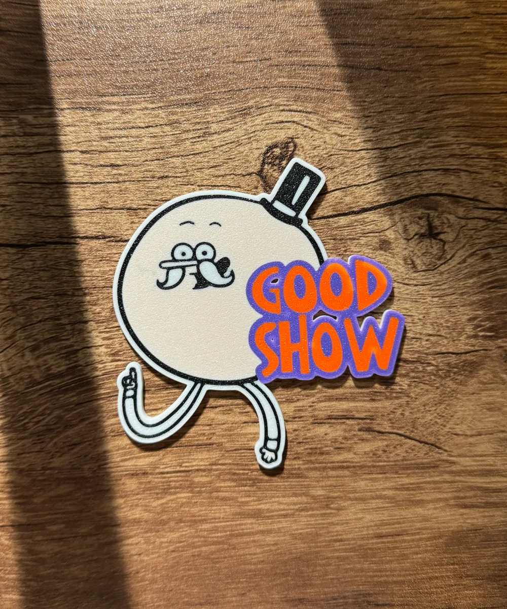 Pops Regular Show Magnet (8x3mm magnets) by omie - MakerWorld