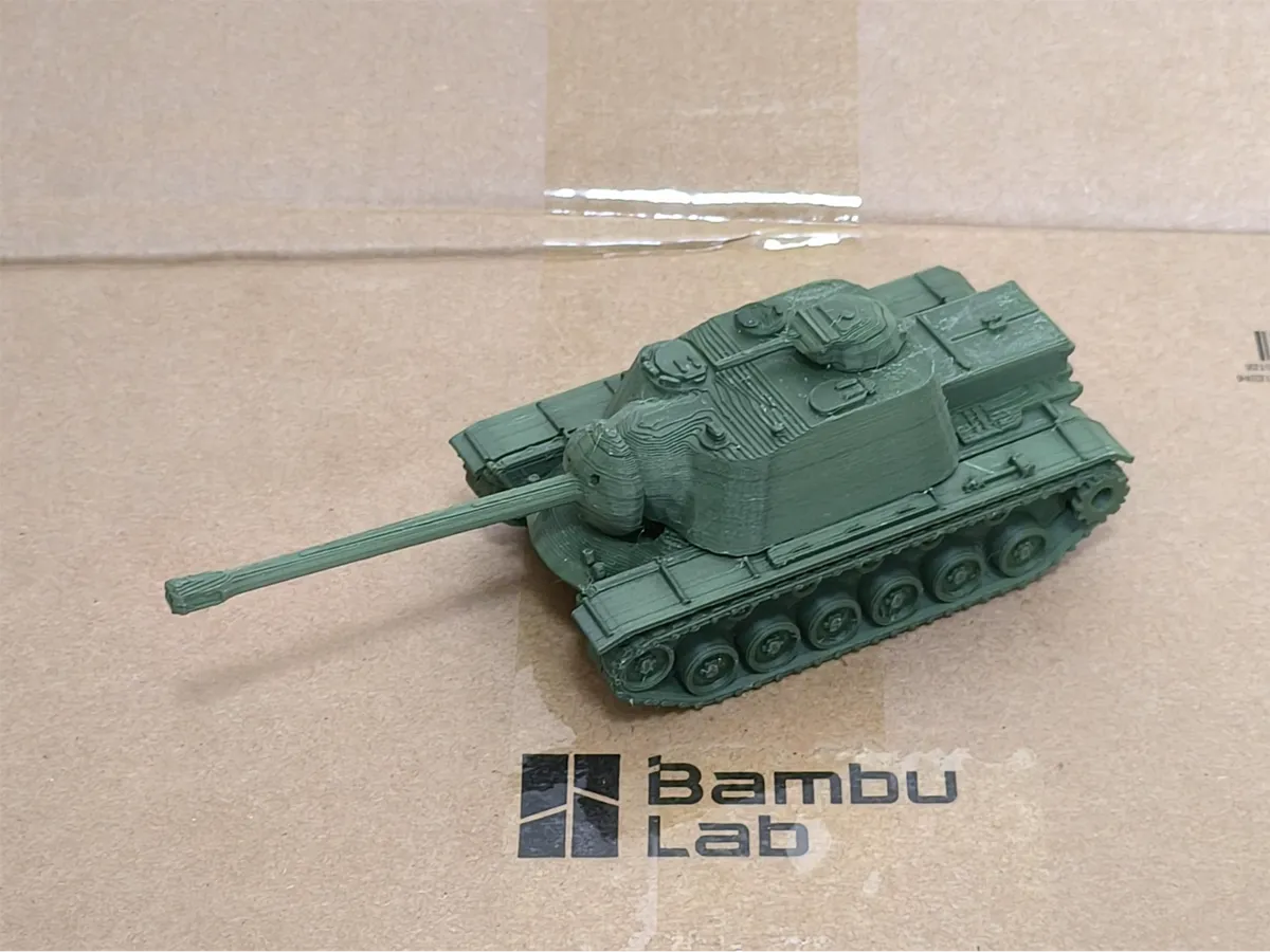 T110E3 Tank Destroyer 1/72 by 钢铁前线 MakerWorld: Download Free 3D Models