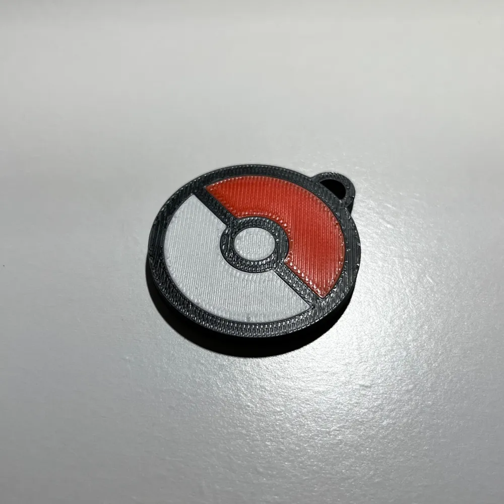 Pokeball Keychain by vaporwave - MakerWorld