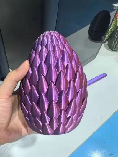 Thin Dragon Scale Egg by Wayne MakerWorld: Download Free 3D Models