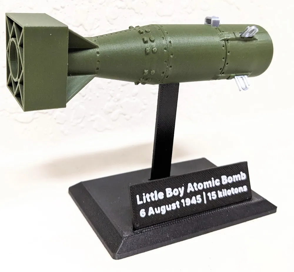 Little Boy WWII | World's First Use of Atomic Bomb - MakerWorld 3D ...